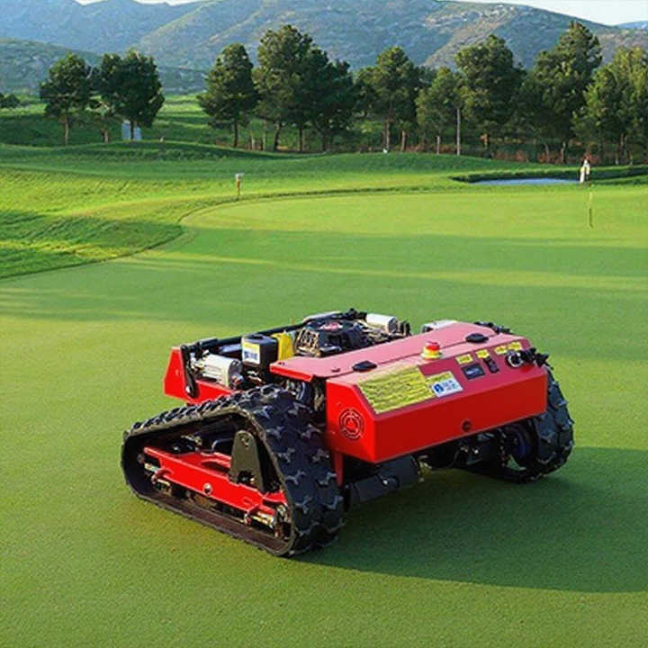 Latest Design engine Driven Mower robot-lawn-mower Voltage Tracked ...