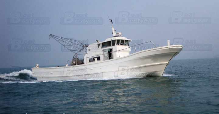 18m Fiberglass Lobster Fishing Boat - Commercial Trawler