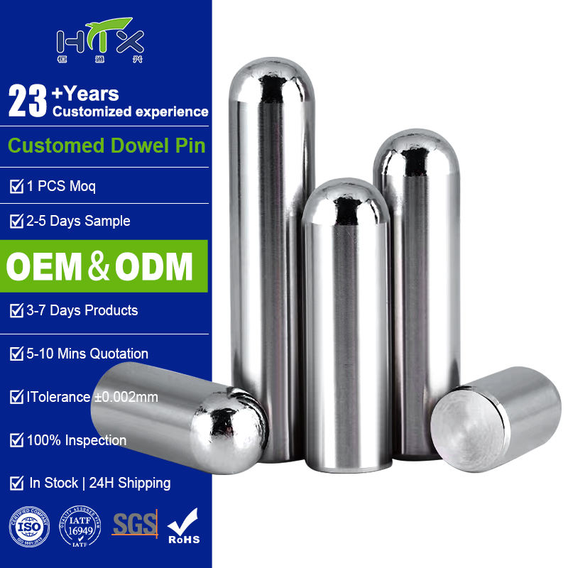 Internal Thread Cylindrical Dowel Pins Knurled Pin 3mm Steel/Alloy ...