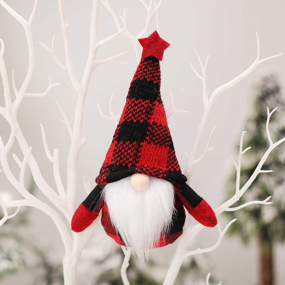 Christmas tree decorations Forest Man cartoon figure pendant No face ...