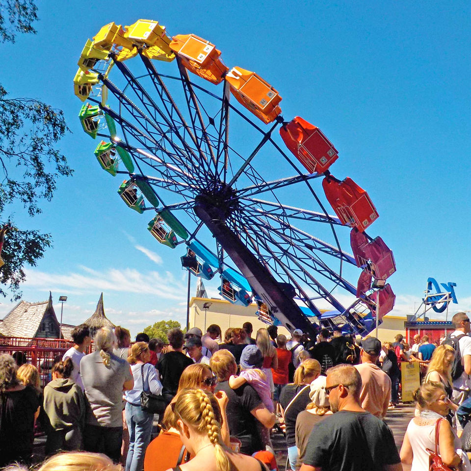 Colorful Swing Ferris Wheel Amusement Park Thrill Ride for Outdoor ...