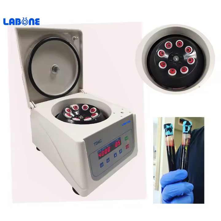 TD4C Table Top Laboratory Plasma Portable Low Speed Centrifuge TD4C Miniature Centrifuge 4000rpm ...