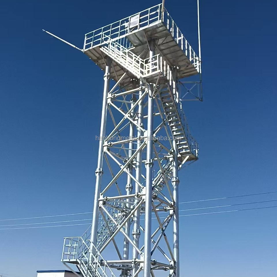 Signal Transmission Tower Meteorological Observation Station with ...
