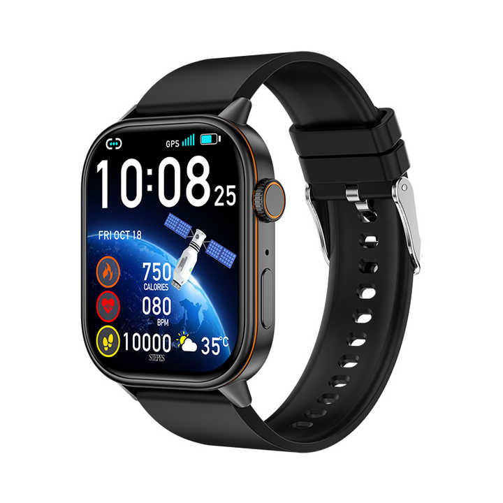 2.01 Inch QX17 Smartwatch - GPS, BT Call, & Fitness Tracker
