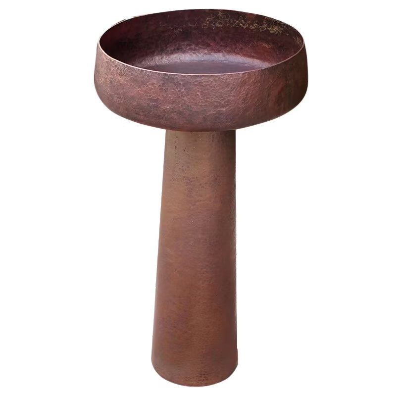 Luxury Design Copper Pedestal Sink for Hotel Bathrooms