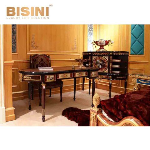 French Baroque Style Luxury Executive Office Desk/ European Classic ...