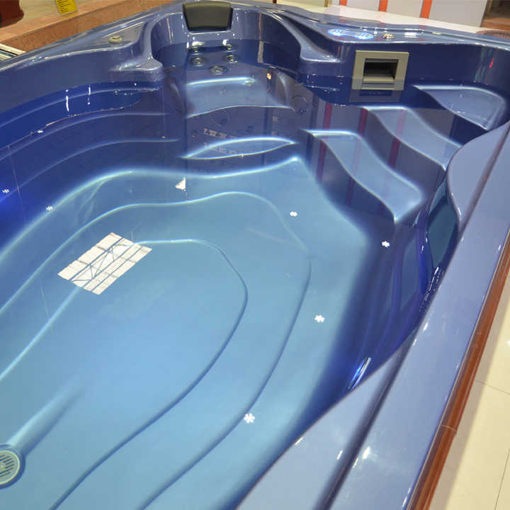 Portable 10-Person Fiberglass Acrylic Outdoor Swim Spa