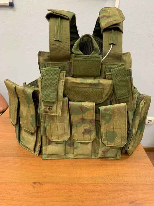 Full Tactical Body Armor - Polish Desert Camo Vest