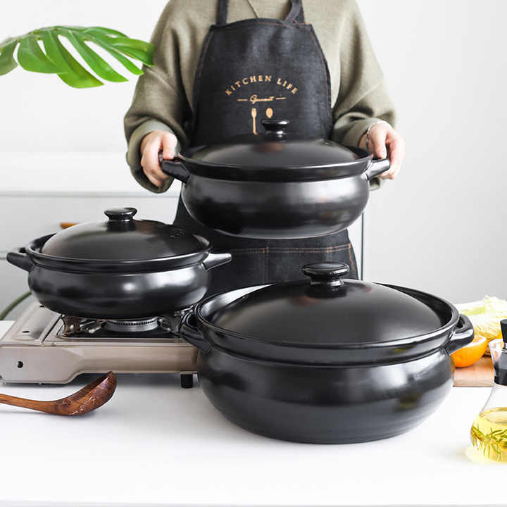Insulated Round Hot Food Pot Casserole with Ceramic Lid 3.3-8L
