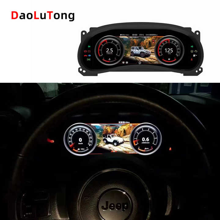 12.3 Inch LCD Dashboard for Jeep Wrangler - Digital Cluster