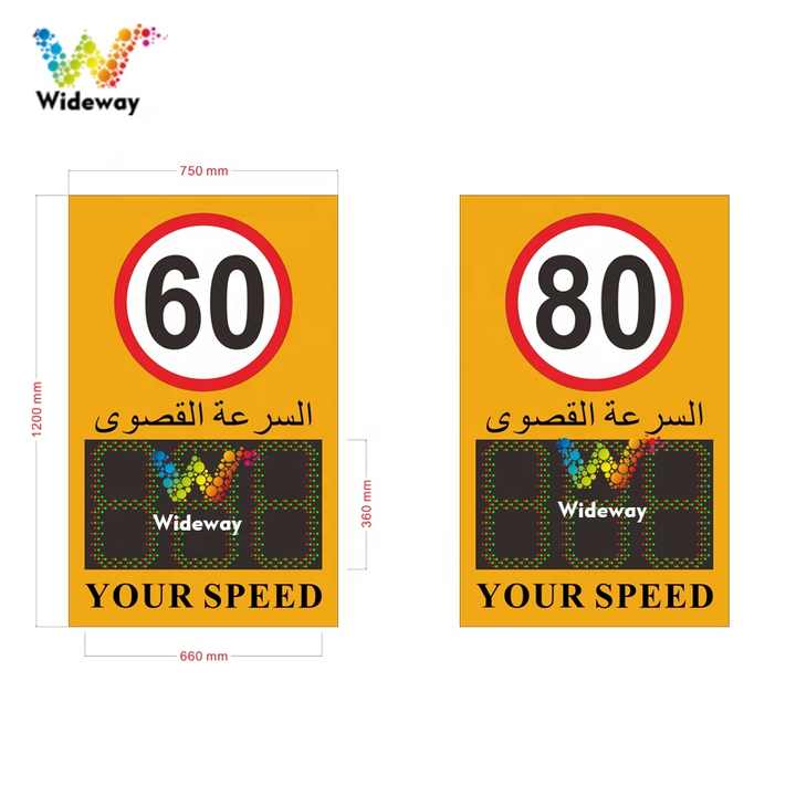 Saudi Arabia Speed Limit Signs - Solar Radar Solutions