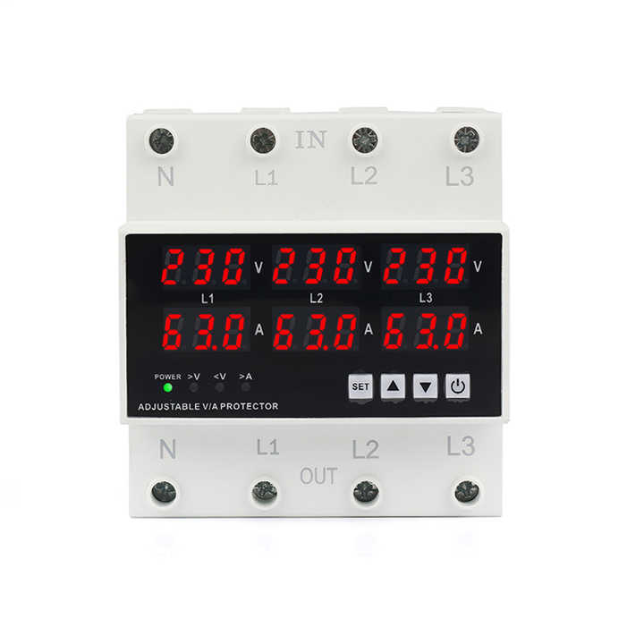 Adjustable 63A 100A Delay Limiter Self-Compound AC Stabilizer Over ...