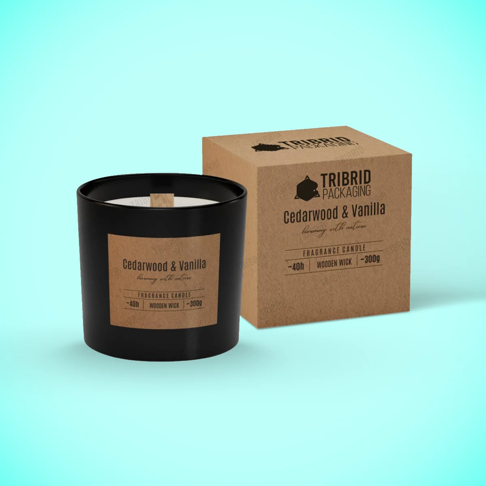 Wholesale Custom Hot Stamping Candle Packaging Boxes, Luxury Square ...