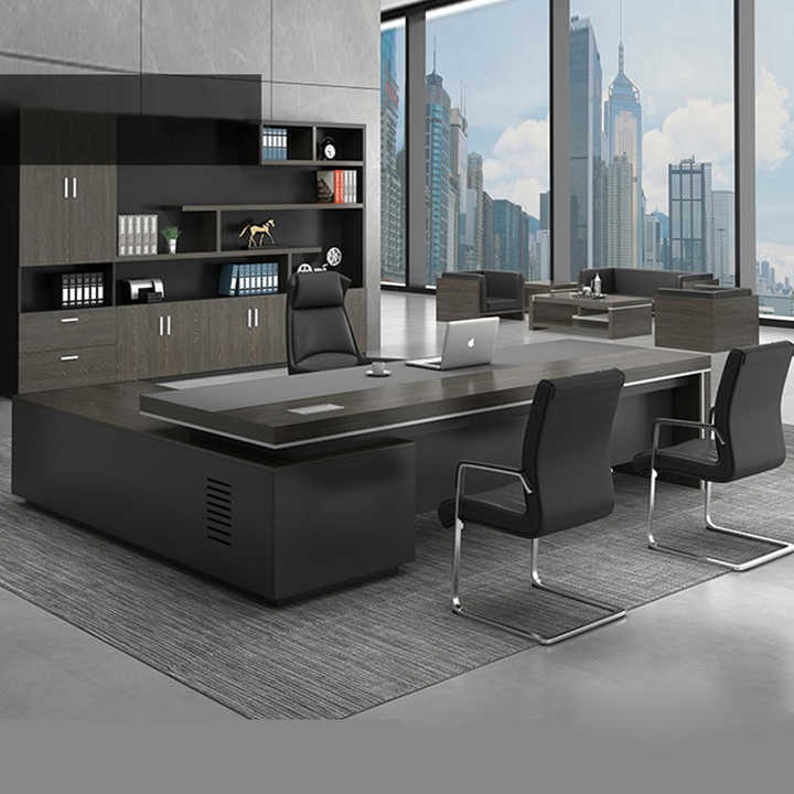 Executive Boss Table - Modern Luxury Office Furniture - OEM Available