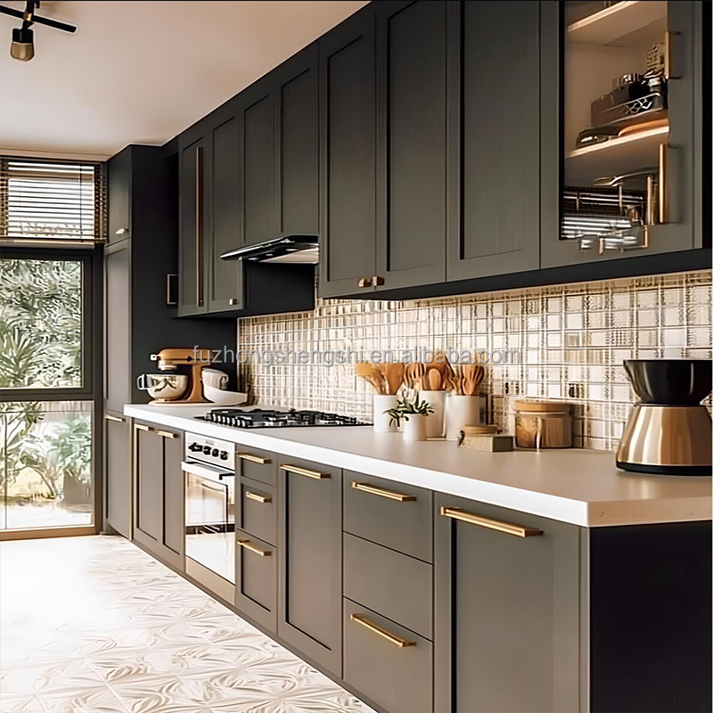 American Hotel Project Modern Modular Kitchen Island and Cabinet Eco ...