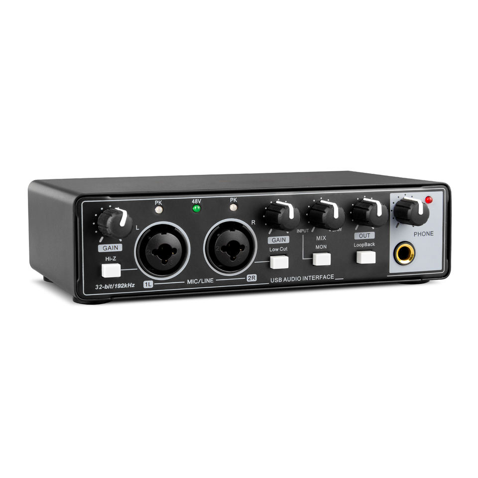 Biner MD22 24-Bit 192kHz USB Audio Interface for Studio Recording ...