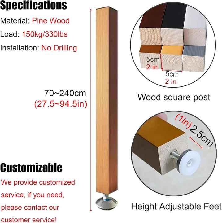 Divider Wood Columns - Stylish & Functional Solutions
