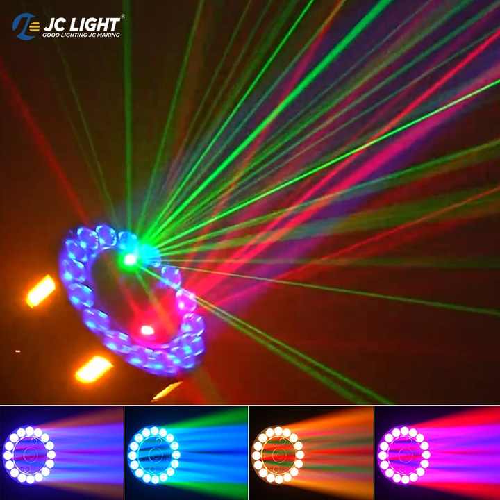 150W RGBW LED Scan Beam Laser Infinity Rotation Moving Head Ferris ...
