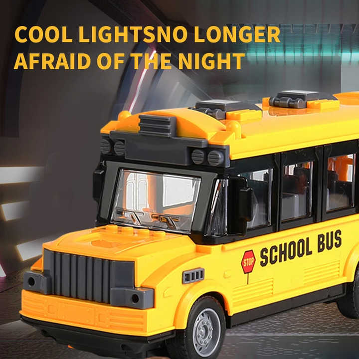 Radio Controlled Bus Toy Car Remote Control Yellow School Bus Kids City ...