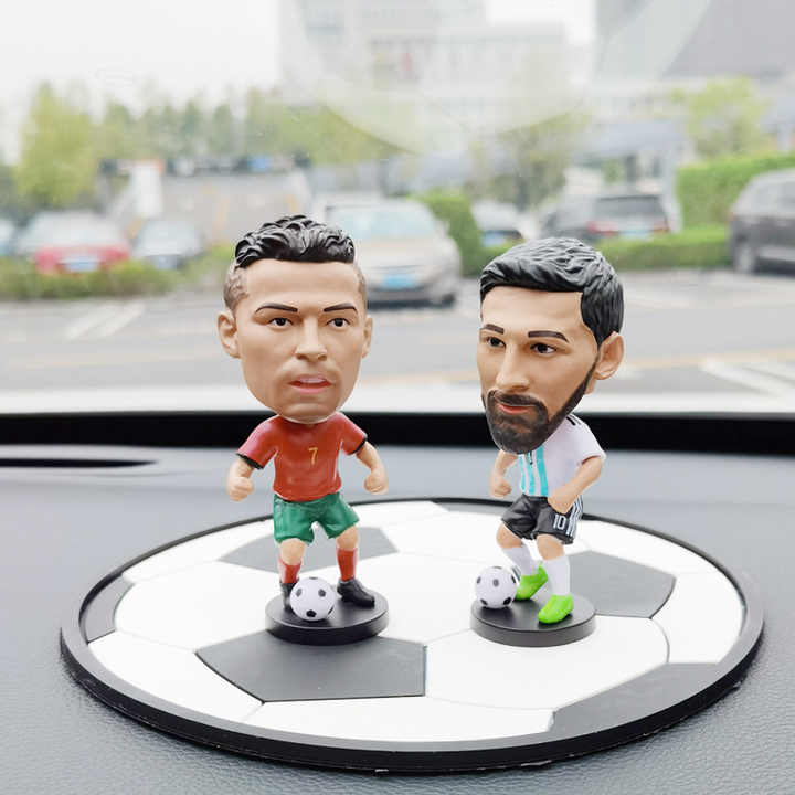 Football Player Figures - Soccer PVC Action Toys for Kids