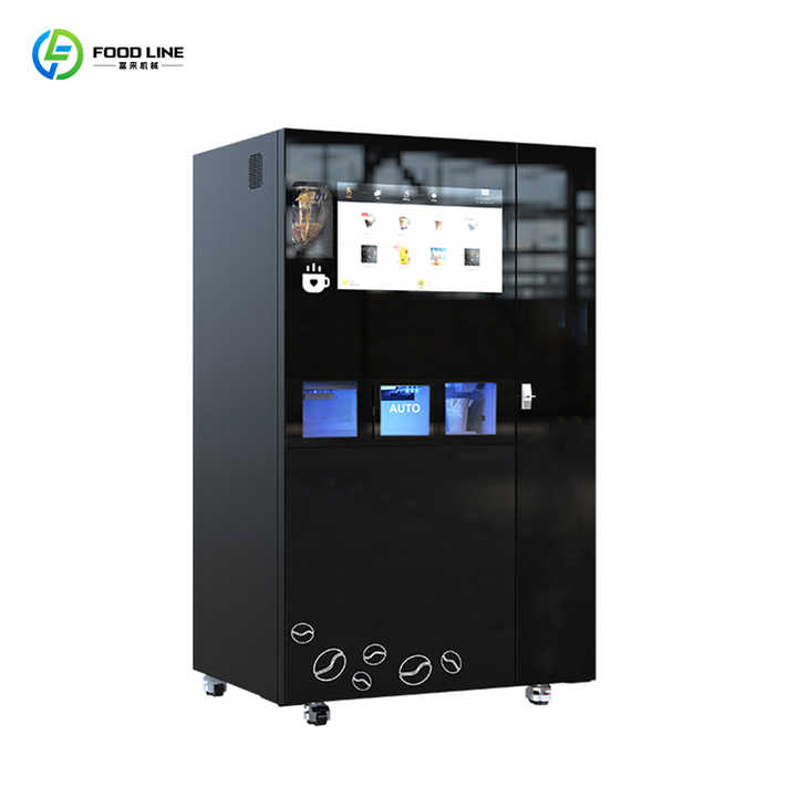 Ai Robot Coffee Vending Machine Vending Machine for Snacks and Coffee ...