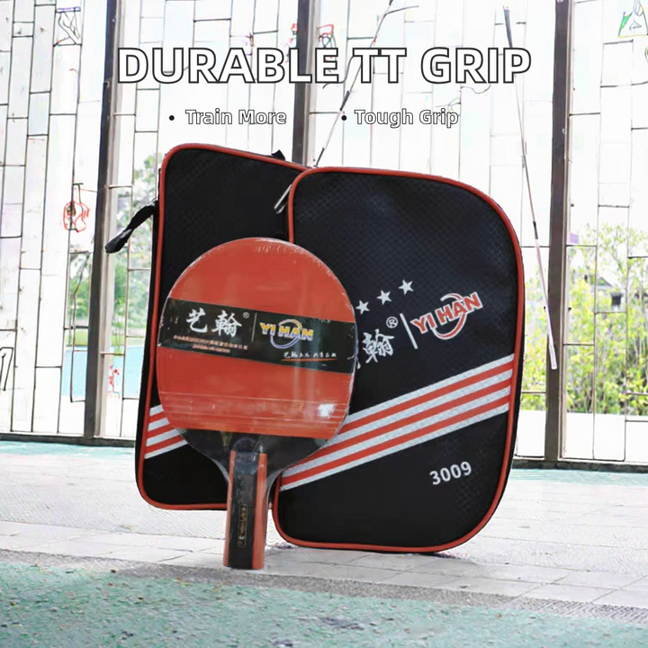 Elite 4 Star Ping Pong Racket with Normal Color Dye and Straight Grip ...