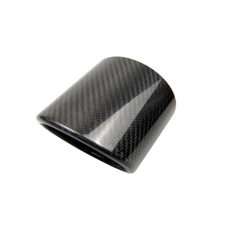 Customized Oval Exhaust Tip Covers - Carbon Fiber Style