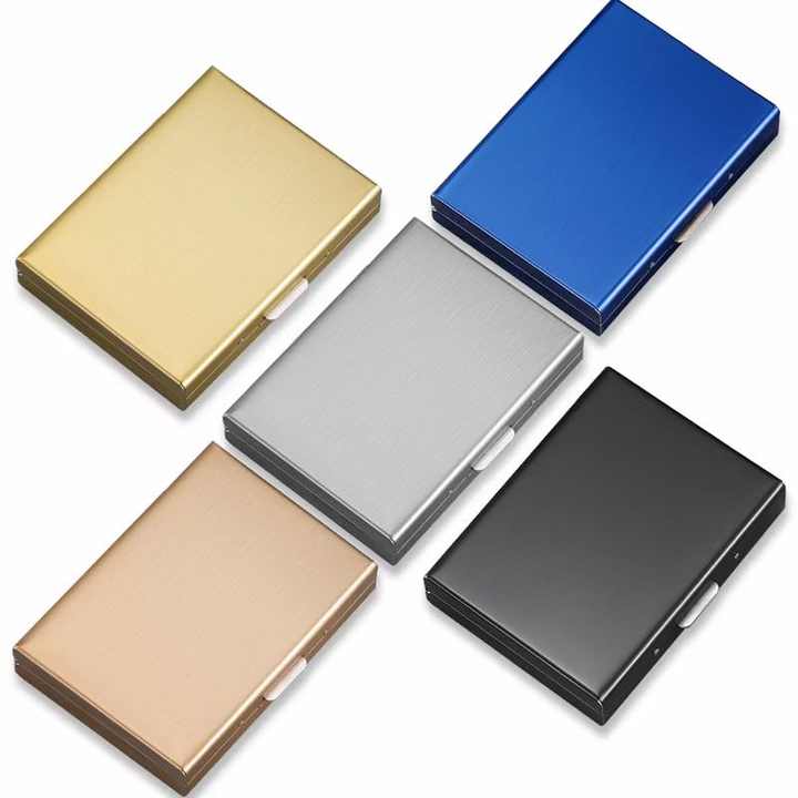 Spot Multi-functional Stainless Steel Bank Card Holder Rfid Metal Card ...