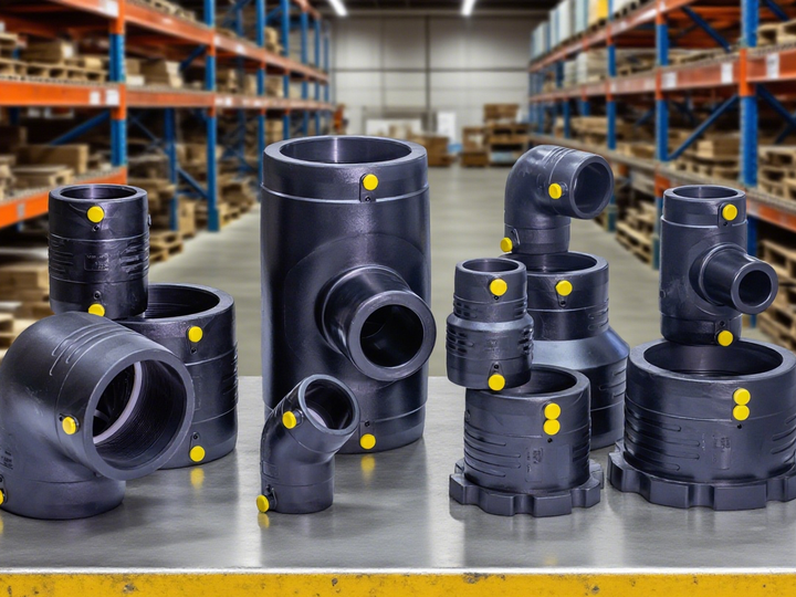 HDPE Electrofusion Plastic Bushing 45 Degree Elbow PN16 Weld Connection ...