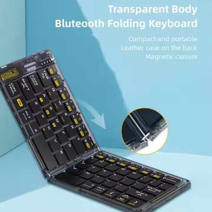 Wholesale New Design Foldable Mini Keyboard Wireless Folding Keyboard ...