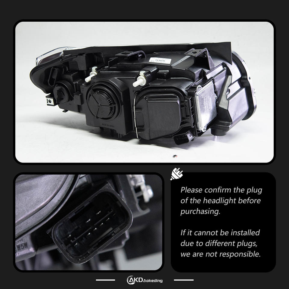 Car Lights for BMW X1 F48 LED Headlight 2016-2019 Headlights X1 F48 DRL ...