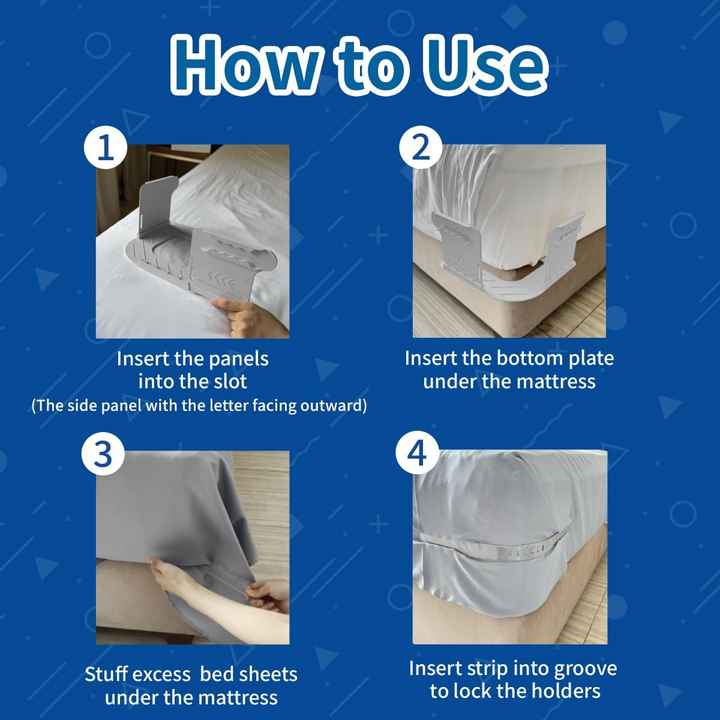 Bed Sheet Holder Sheet Stays Keepers Bedsheet Holders Fasteners Non ...