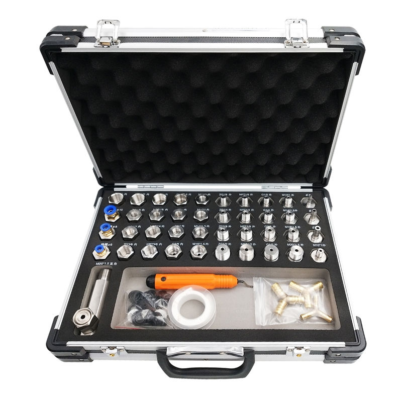 42-Piece Exchange Socket Adapter Set for Hydraulic Desktop Pressure ...