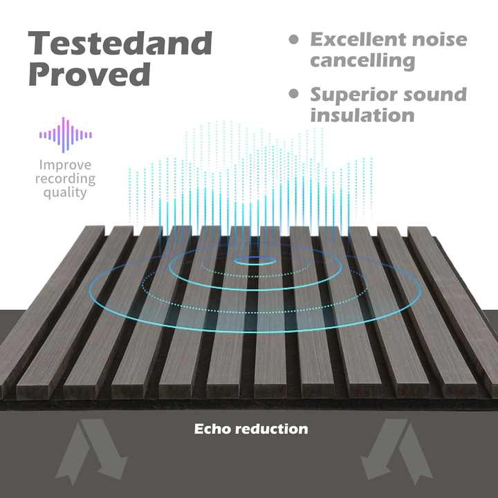 Akupanel Diffusion Wood Slat Wall Ceiling Soundproof Wall Panels ...