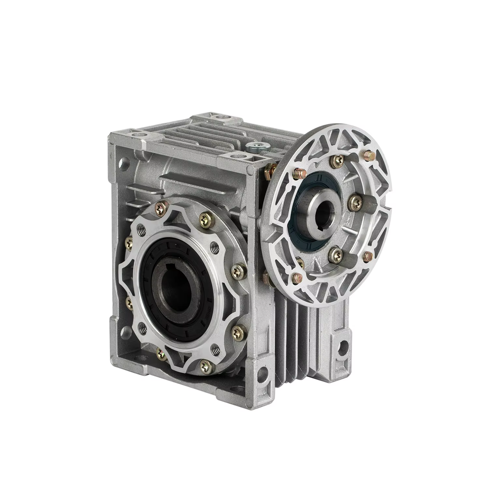 NMRV090 Aluminum Gearbox, Worm Gear Speed Reducer with 5-100 Ratio and ...