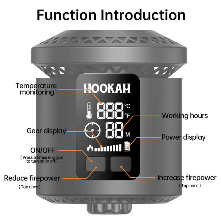 Smart Hookah Heater Hookah Electronic Heating System Hookah Electric ...
