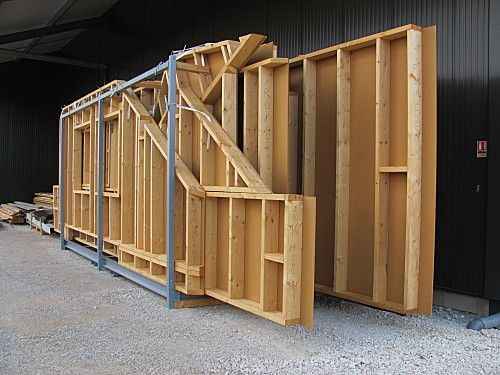 Customized Timber Garage Double Sandwich Panels with Automatic Thermal ...