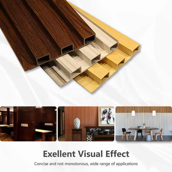 3D Wooden Wood Plastic Composite Wpc Paneling Fluted Wall Panels| Alibaba.com
