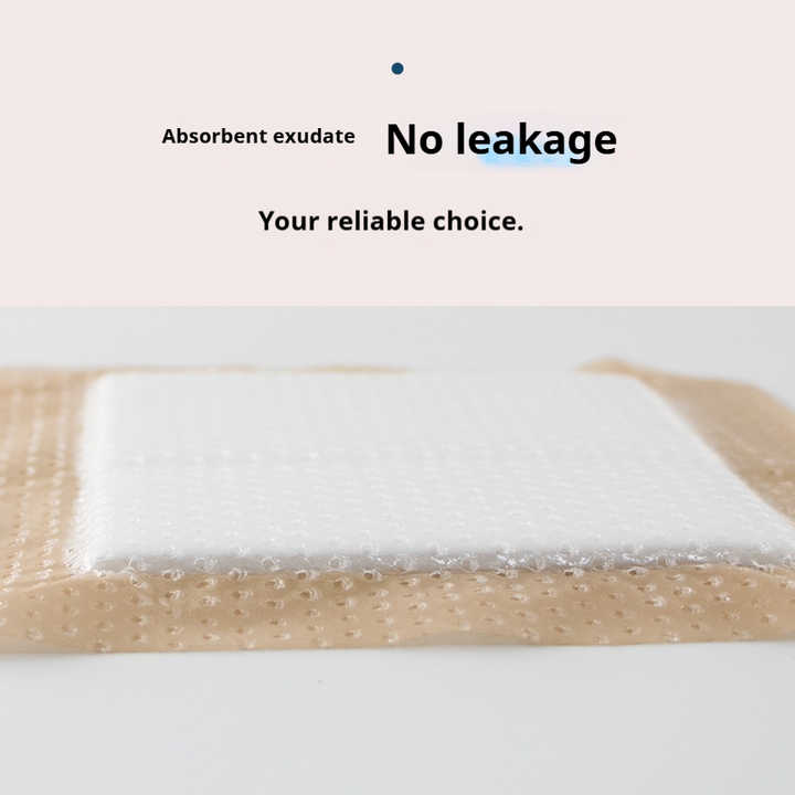 Sterile Silicone Gel Polyurethane Bedsores Patch Self-Adhesive Wound ...