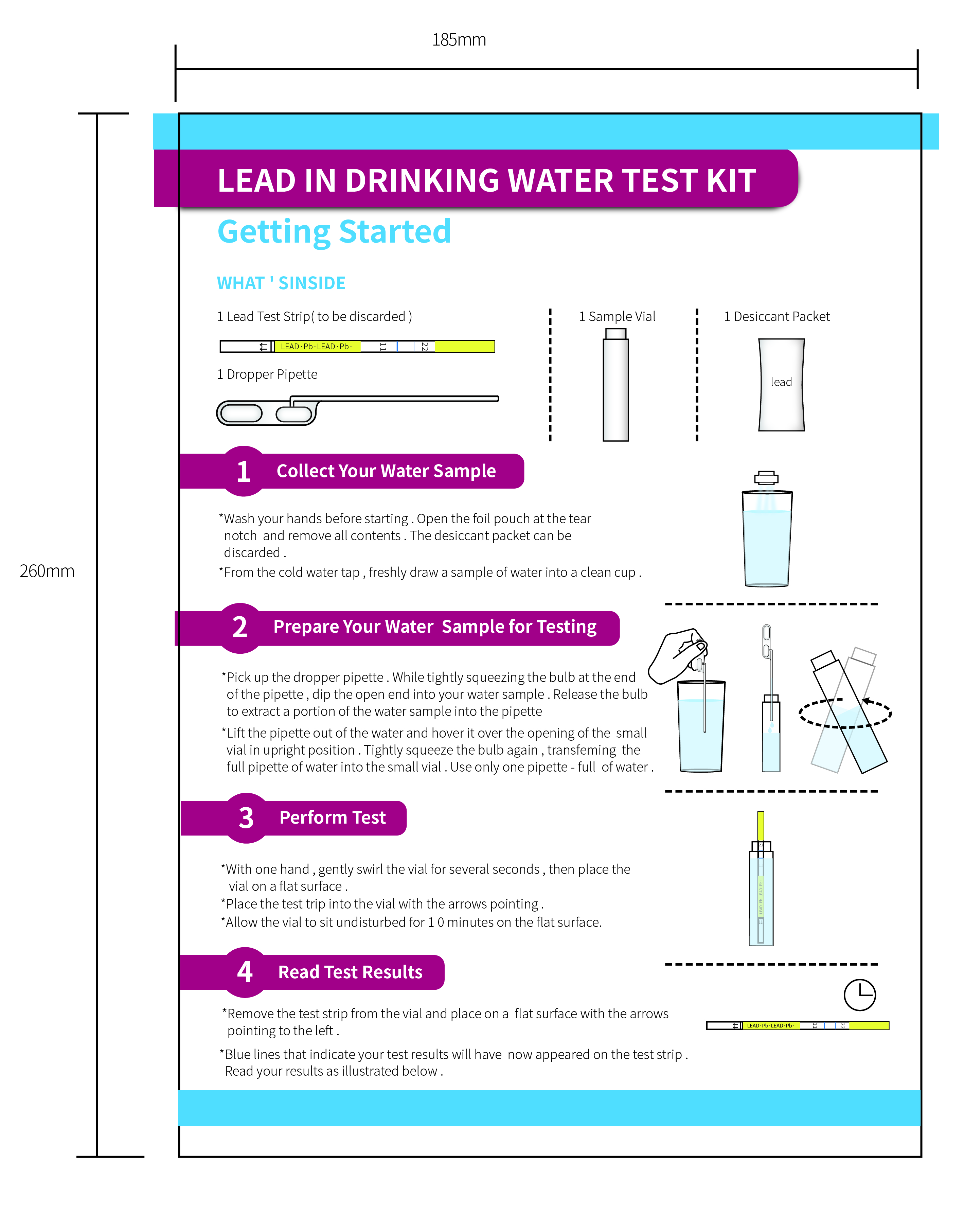 Sản Phẩm Mới Dẫn Thử Nghiệm Nước Kit Uống Nước Thiết Bị Kiểm Tra - Buy ...