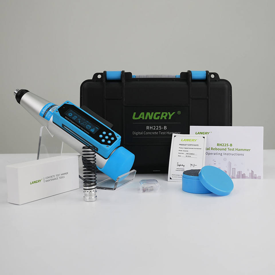 Digital Sclerometer for Laboratory Concrete test Hammer Digital Schmidt ...