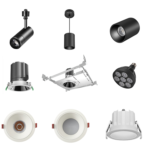 Lighting Solutions - Efficient Double-Headed LED Downlights