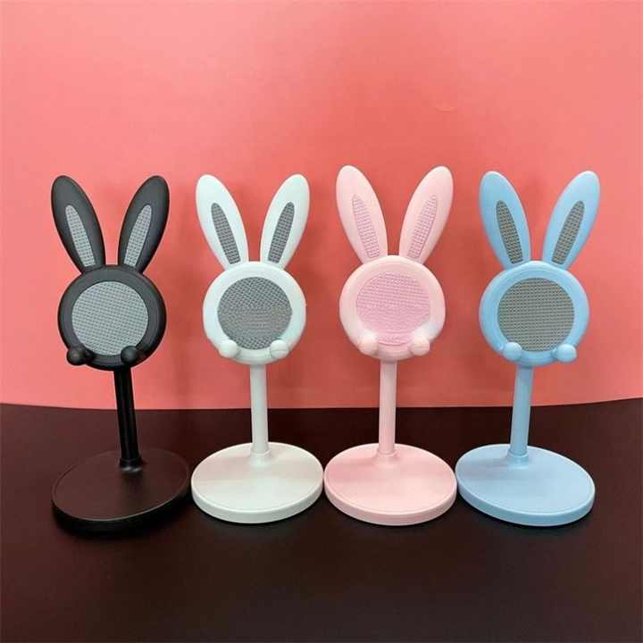 Cute Cartoon Rabbit Folding Cell Phone Stand Adjustable Desktop Mobile ...