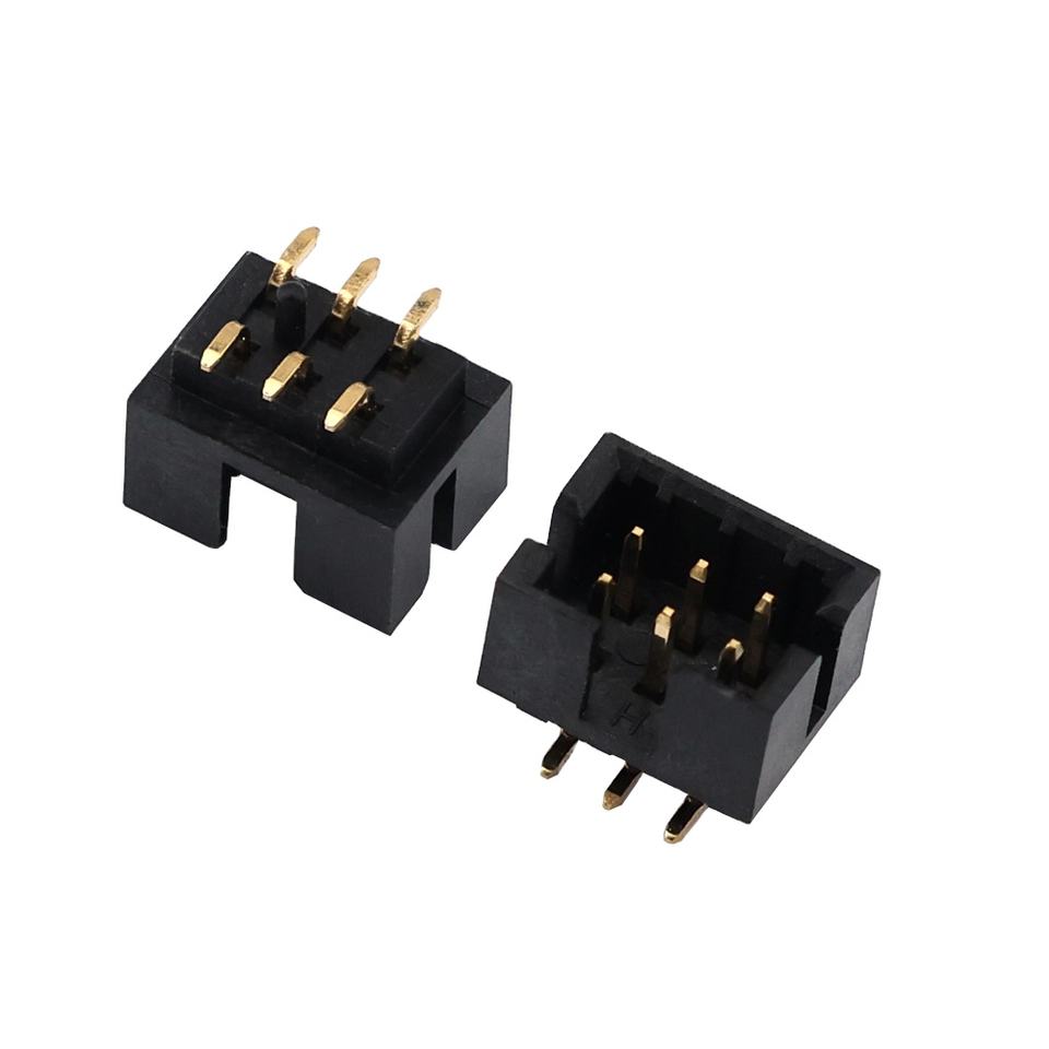 ANYCONN Right-Angle Board-to-Board Male Pin Through Hole Connector ...