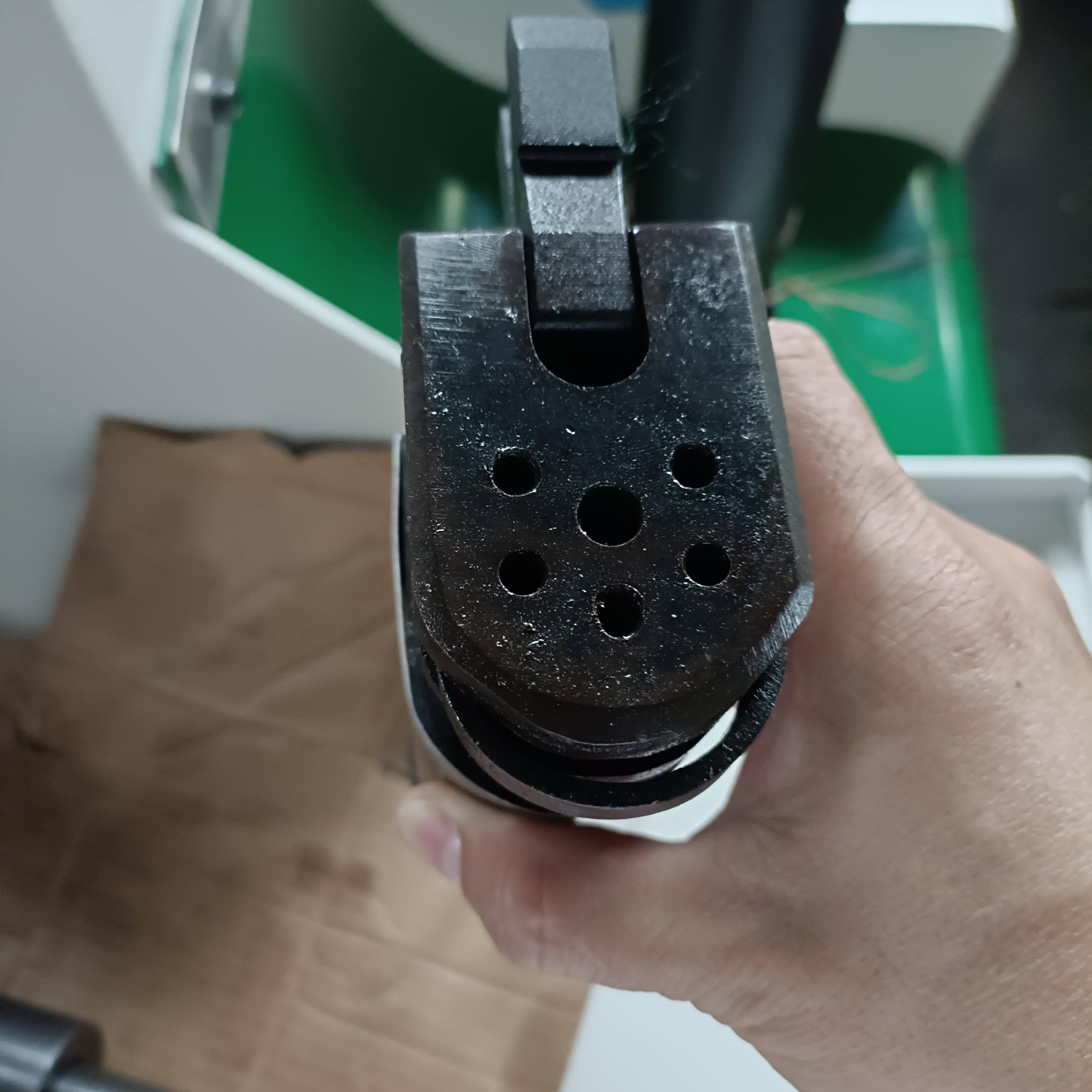 Hydraulic semi-automatic heel nailing mechanism shoe machine square ...