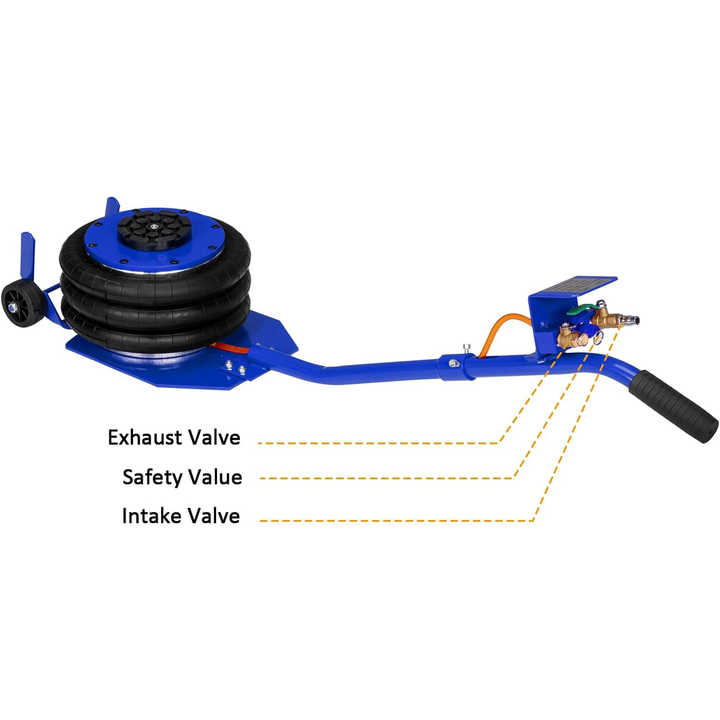 6600 Lbs Pneumatic Car Jack - Fast Lifting Air Bag Jack