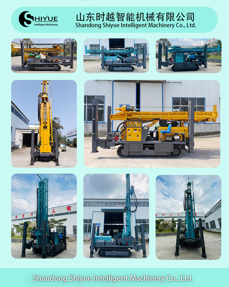 Truck Mounted Drilling Rig with Deep Tread Tires - No Slipping on Wet ...