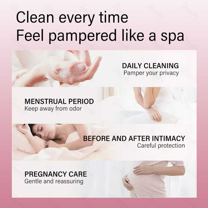 150ML/5OZ Customized ph Balance Feminine Foam Wash Daily Feminine Foam Wash Deep Clean Feminine ...