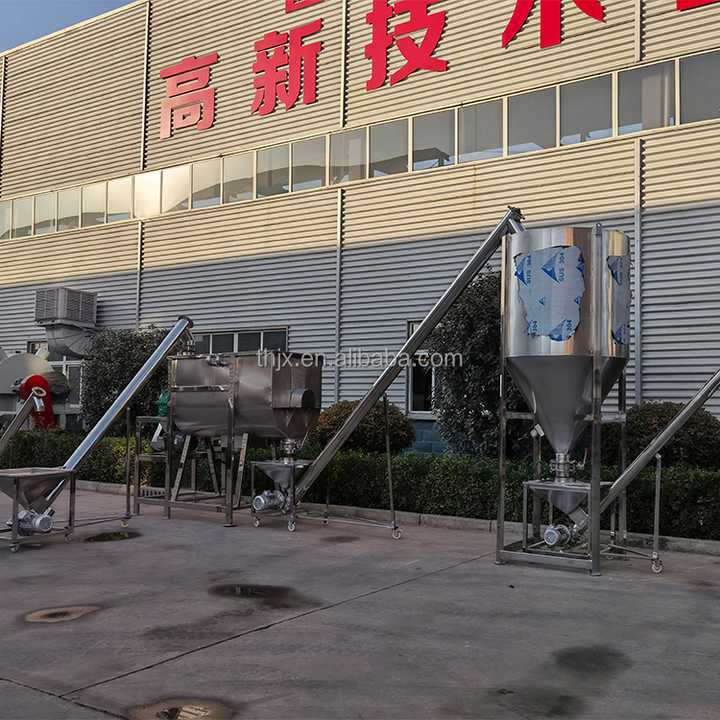 Automatic Milk Powder Corn Starch Flour Horizontal Ribbon Blender ...
