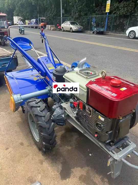 Mini Power Tiller with 12hp 2 Wheels Walking Hand Tractors for ...